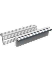 SCANGRIP Magnet-Schraubstockbacken, neutrale Schutzbacken aus gehärtetem Aluminium, 1 Paar, Backenbreite 100 mm