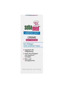 Sebamed® Unreine Haut Creme Mattierend, Bei fettiger und Unreiner Haut; mattiert und verfeinert das Hautbild, 50 ml - Tube