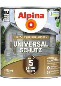 Alpina Holzlasur 0,75L grau Universal-Schutz