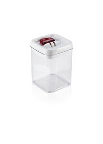 Leifheit Fresh & Easy Vorratsbehälter, eckig, Luft- und wasserdichte Frischhaltebox, Fassungsvermögen: 1,6 Liter
