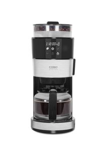 CASO GERMANY CASO Grande Aroma 100-Kaffeemaschine mit Edelstahlapplikationen für bis zu 10 Tassen Kaffee, Wassertank ca. 1,4 Liter mit Wasseranzeige, temperatur von 92 - 96 °C, Mit LED-Uhr und Startzeitvorwahl