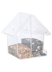 Esschert Design Kombi-Fenster-Vogelfutterhaus Acryl