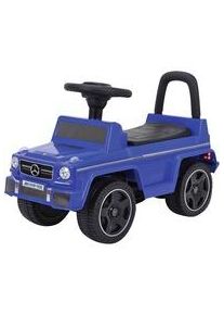 Jamara Rutscher Mercedes-Benz AMG G63 blau/schwarz Bauweise: Vierrädrig Altersangabe: ab 18 Monaten Zielgruppe: Kleinkinder, Kindergartenkinder