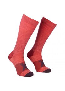 Ortovox - Women's Tour Compression Long Socks - Skisocken 35-38 | EU 35-38 rot/rosa