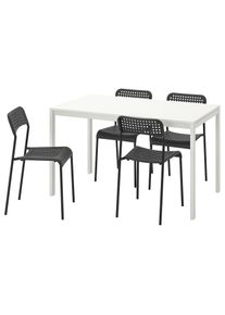 IKEA MELLTORP / ADDE Tisch und 4 Stühle