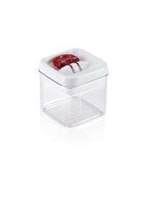 Leifheit Fresh & Easy Vorratsbehälter, eckig, Luft- und wasserdichte Frischhaltebox, Fassungsvermögen: 0,4 Liter