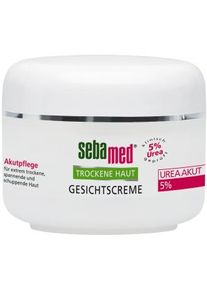 Sebamed® Trockene Haut Gesichtscreme UREA AKUT 5%, Für extrem trockene, spannende und schuppende Haut , 50 ml - Dose