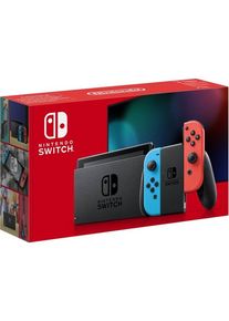 Nintendo Switch mit Joy-Con - Neon-Rot/Neon-Blau (Neue Revision)