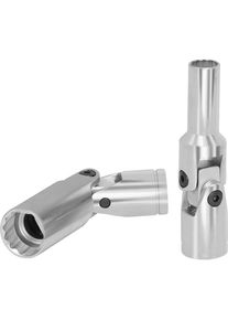 KS Tools 3/8'' CHROMEplus® Stecknuss mit Gelenk, 12-Kant, 10 mm