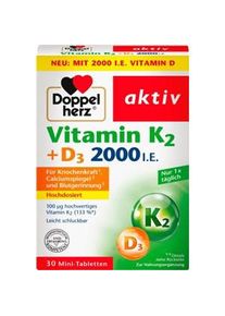 Doppelherz Gesundheit Immunsystem & Zellschutz Vitamin K2 + D3 Tabletten 30 Stk.
