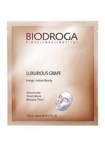 Biodroga Gesichtspflege Effect Care Luxurious Grape Energy Instant Beauty Sheet Mask 16 ml