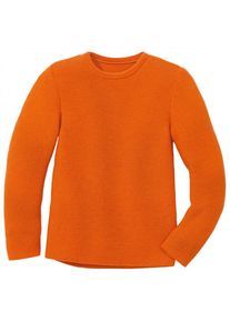 Disana - Kid's Linksstrick-Pullover - Merinopullover Gr 98/104 orange