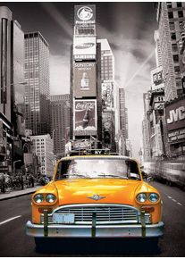 Empireposter Puzzle »New York Taxi Nummer 1