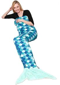 Kinderdecke »Meerjungfrau Decke für Mädchen und Frauen aus weichem Fleece. Weich und warm