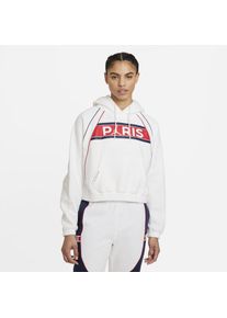 Nike Paris Saint-Germain Damen-Fleece-Hoodie - Weiß