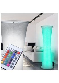 etc-shop Stehlampe, Design Steh Leuchte Arbeits Zimmer Farbwechsel Lampe dimmbar im Set inkl.RGB-LED Leuchtmittel