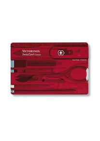 Victorinox Taschenmesser »SwissCard Classic rot transparent 0.7100.T«