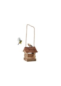 Relaxdays Vogelhaus »Vogelfutterhaus zum Aufhängen«