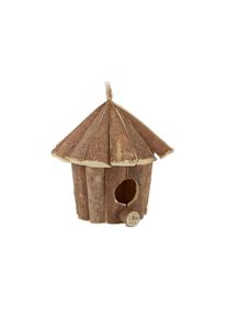Relaxdays Vogelhaus »Mini Vogelhaus aus Holz«