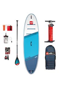 Red Paddle RIDE 10'8" x 34" x 4,7" MSL SET SUP Sets in blau