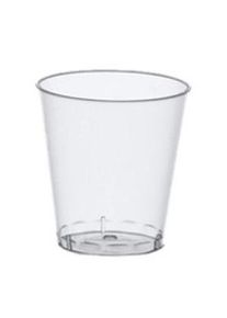 Papstar Gläser für Schnaps, Ø 3,7 cm Höhe: 4,1 cm, Füllinhalt: 2 cl, 1 Packung = 40 Gläser