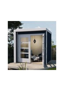 Weka Gartenhaus »Design 262«, BxT: 214x215 cm, grau
