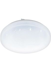Eglo LED Deckenleuchte »FRANIA-S«, weiß / Ø28 x H7 cm / inkl. 1 x LED-Platine (je 10W, 1100lm, 3000K) / Deckenlampe - Sternenhimmel - warmweißes Licht - Lampe - Schlafzimmerlampe - Kinderzimmerlampe - Kinderzimmer - Schlafzimmer, weiß