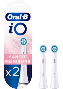 Oral-B Oral B Aufsteckbürsten iO Sanfte Reinigung, iO Technologie, weiß