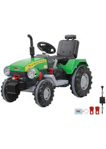 Jamara Elektro-Kinderauto Traktor Power Dragl, Belastbarkeit 35 kg, grün