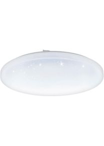 Eglo LED Deckenleuchte »FRANIA-S«, weiß / Ø43 x H7 cm / inkl. 1 x LED-Platine (je 33W, 3600lm, 3000K) / Deckenlampe - Sternenhimmel - warmweißes Licht - Lampe - Schlafzimmerlampe - Kinderzimmerlampe - Kinderzimmer - Schlafzimmer, weiß