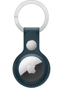 Apple AirTag Schlüsselanhänger aus Leder, Tracker, Blau