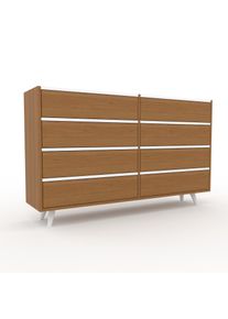 MYCS Sideboard Eiche - Designer-Sideboard: Schubladen in Eiche - Hochwertige Materialien - 151 x 91 x 34 cm, Individuell konfigurierbar