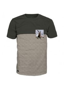 Alprausch - Megabock T-Shirt - T-Shirt Gr M grau/schwarz