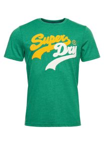 Superdry Shirt grün / weiß / gelb