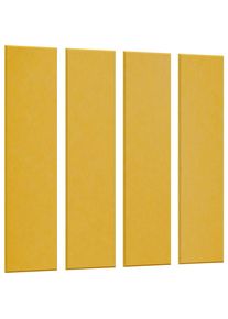 EUROKRAFTbasic Akustik-Wandplatte, HxB 1200 x 300 mm, VE 4 Stk, gelb, ab 10 VE