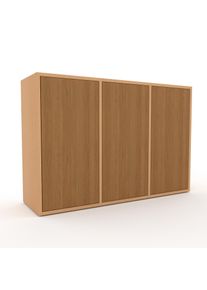MYCS Sideboard Eiche - Designer-Sideboard: Türen in Eiche - Hochwertige Materialien - 118 x 80 x 34 cm, Individuell konfigurierbar