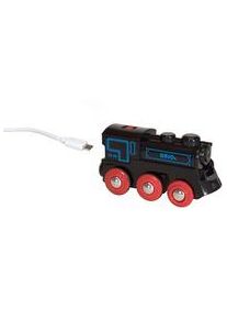 Brio World Schwarze Akku-Lok mit Micro-USB, Spielfahrzeug schwarz Serie: Brio World Teile: 2 -teilig Altersangabe: ab 36 Monaten Material: Kunststoff