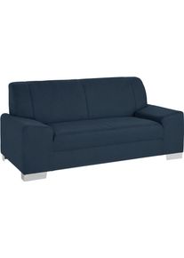 2-Sitzer DOMO collection "Anzio" Sofas wahlweise mit Federkern blau Polstermöbel 2-Sitzer-Sofa
