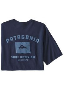Patagonia - Fly the Flag Responsibili-Tee - T-Shirt Gr XS blau/schwarz