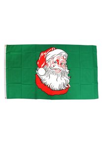 Creation Gross Flagge »große Fahne Flagge Weihnachtsmann Nikolaus Santa Claus 90*150cm Frohe Weihnachten Weihnachtsdeko Hissfahne Hissflagge mit Ösen für Fahnenmast«