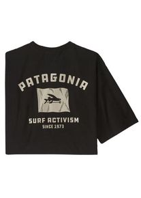 Patagonia - Fly the Flag Responsibili-Tee - T-Shirt Gr XS schwarz/grau