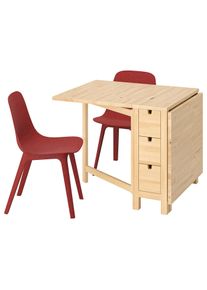 IKEA NORDEN / ODGER Tisch und 2 Stühle