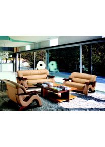 JVmoebel Sofa »Sofagarnitur Leder Sofa Set 3+2 (ohne Sessel) Couch Sitz Polster Garnitur 2033