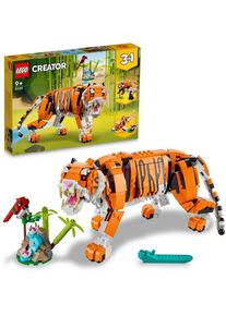 Lego® Konstruktionsspielsteine Majestätischer Tiger (31129), Lego® Creator 3in1, (755 St), bunt
