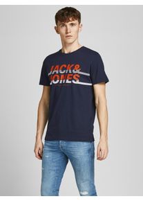 Jack & Jones T-Shirt 'Charles' Jersey Blau