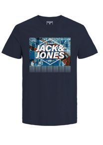 Jack & Jones T-Shirt 'Caleb' Jersey Blau