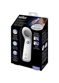 Braun Thermometer Stirn BNT300 No Touch + Touch Thermometer Batterie + Schutzkappe + Anleitung 1 Stk.