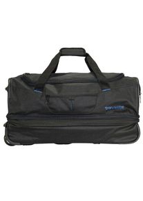 Travelite Basics 2-Rollen Reisetasche 55 cm schwarz blau