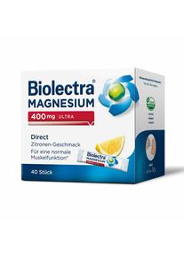 Biolectra Magnesium 400 mg ultra Direct Zitrone 40 St Pellets