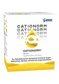 Cationorm SD sine Einzeldosispipetten 30x0,4 ml